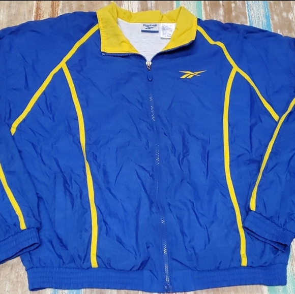 Reebok | Jackets & Coats | Vintage Reebok Classic Windbreaker Swishy ...